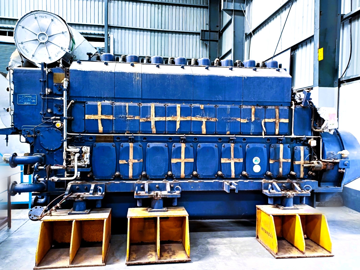 || HYUNDAI HIMSEN 8H 25/33 P MARINE PROPULSION ENGINE, 2320 kW at 900 RPM, 3155 BHP || – Ship ...